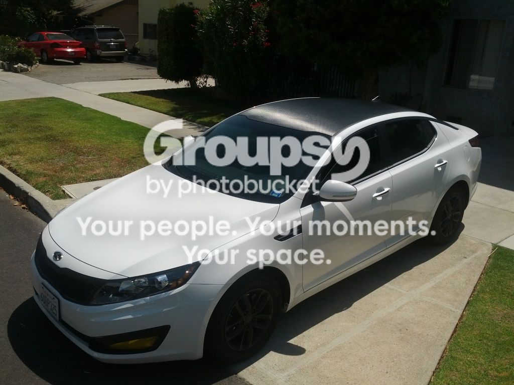 Wrapped my roof in 3D Carbon Fiber | Kia Optima Forums