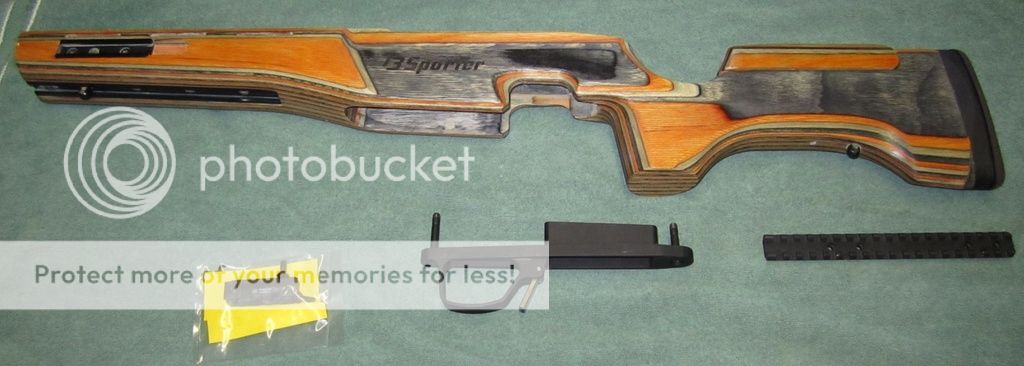 SOLD:Tikka T3 sporter stock with CDI AICS bottom metal and accu-shot ...